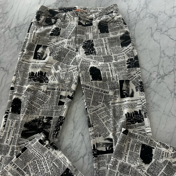 Dolls Kill | Pants & Jumpsuits | Dollskill Newspaper Pants | Poshmark
